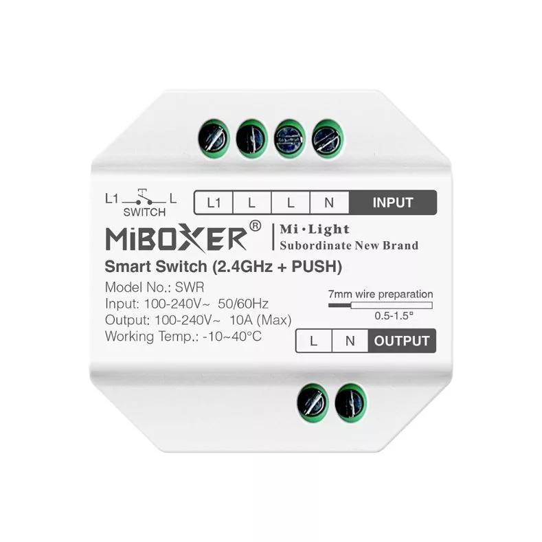 SWR Smart Switch (2.4GHz + Push) - Pannon Led Webshop | a ma